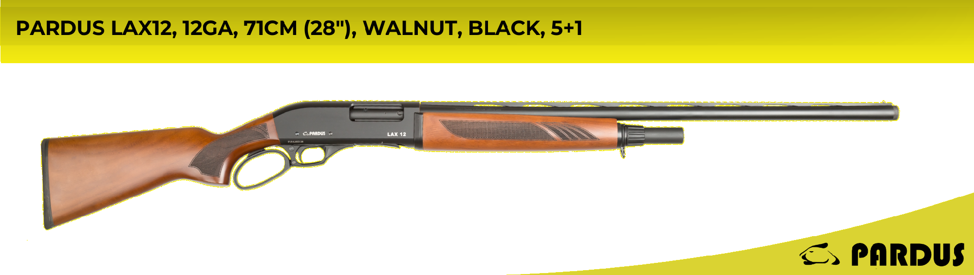 PARDUS LAX 12G LEVER ACTION SHOTGUN 28" WALNUT – Prohunt Outfitters